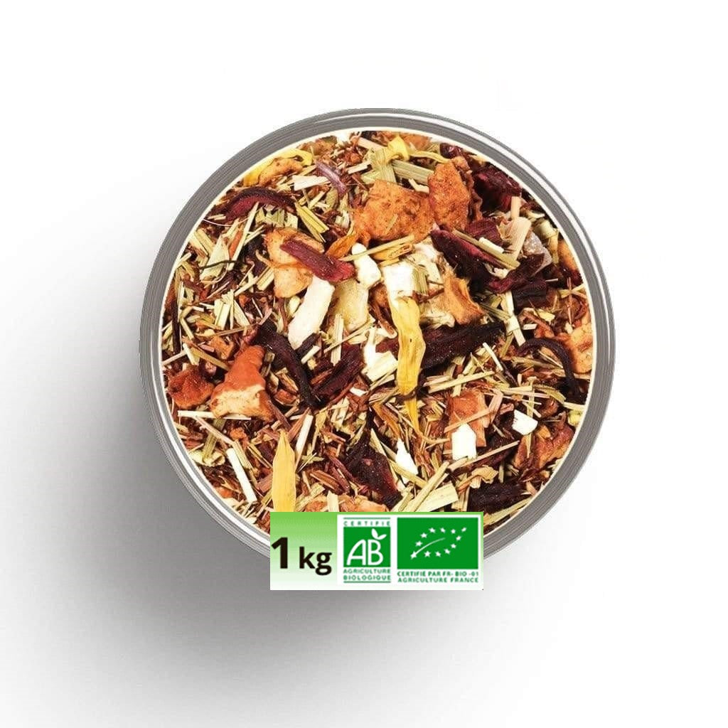 Infusion fruitée fragrance (exotique, citron) en vrac – Thés Direct ...