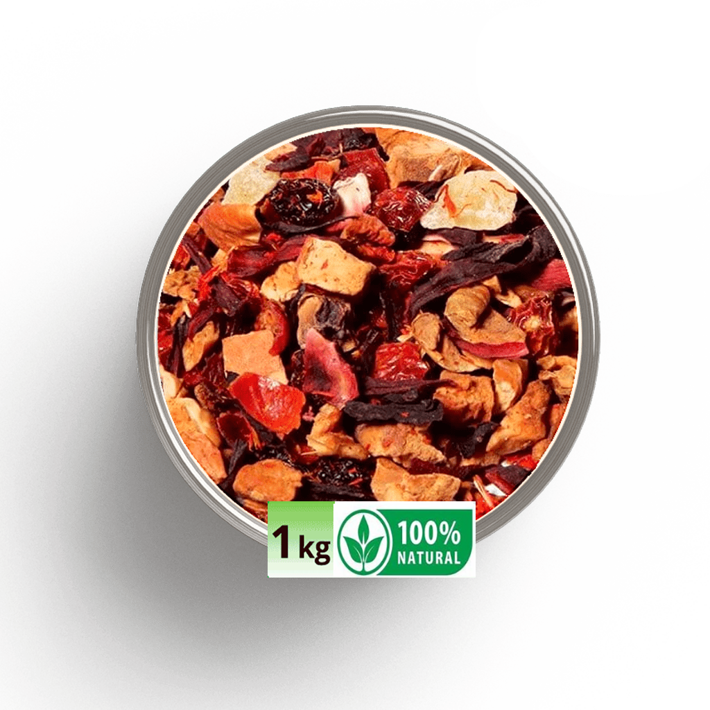 Infusion fruitée Charlotte aux fraises (fraise, crème) en vrac – Thés ...