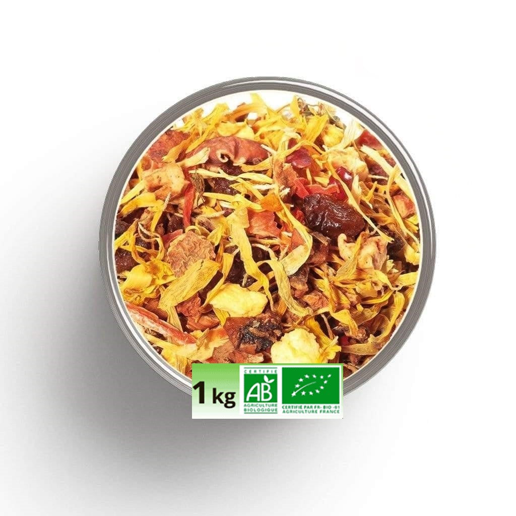 Infusion fruitée Haut vignoble (pêche) Bio en vrac – Thés Direct ...