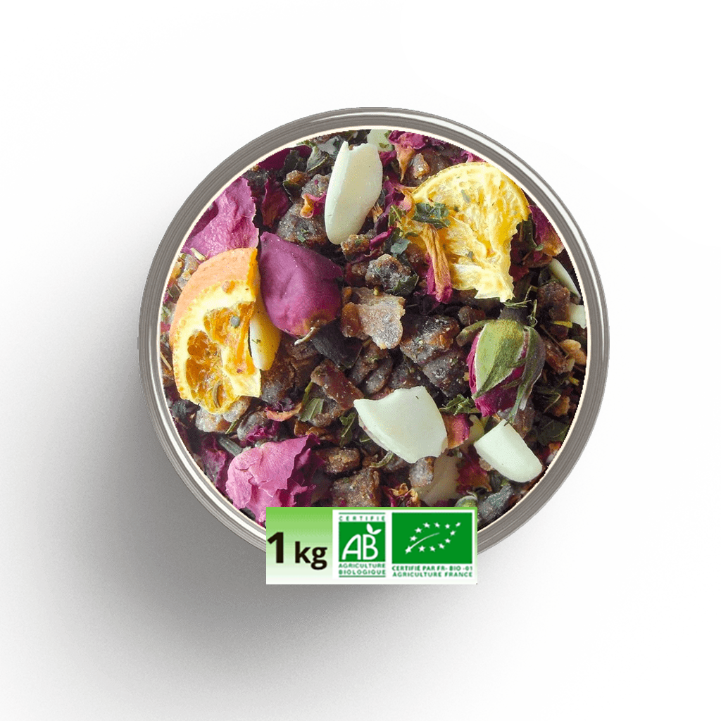 Infusion Fruitée Memories (rose-guarana) BIO en vrac – Thés Direct ...