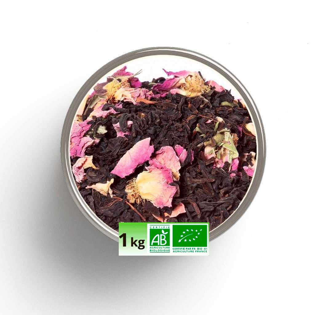 Thé noir (Rose) bio en vrac – Thés Direct : Grossiste Thé Bio